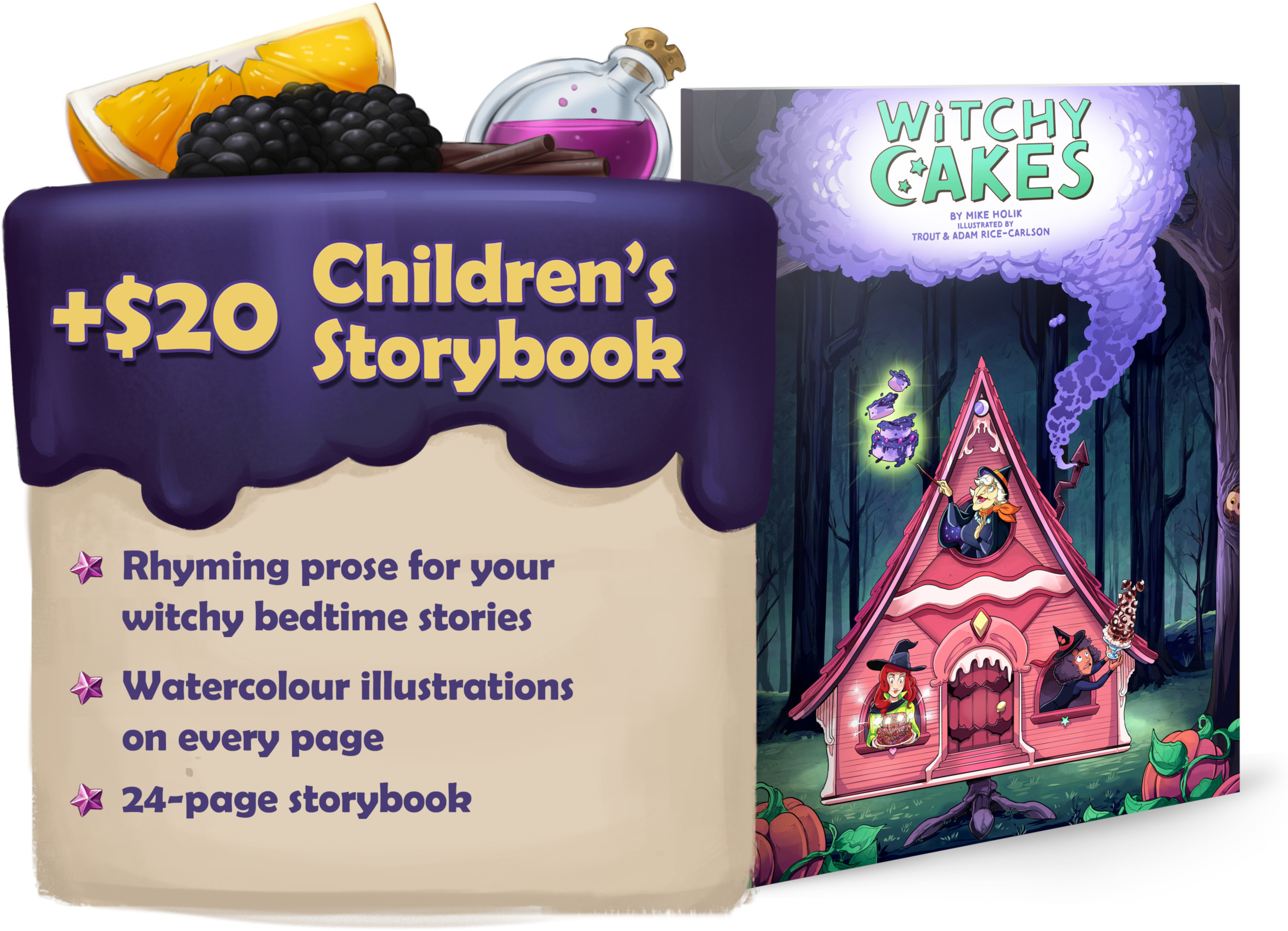 Witchy Cakes Children’s Storybook — Pre-Order - Mage Hand Press